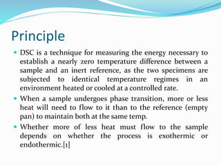 Differential Scanning Calorimetry (DSC) | PPTX