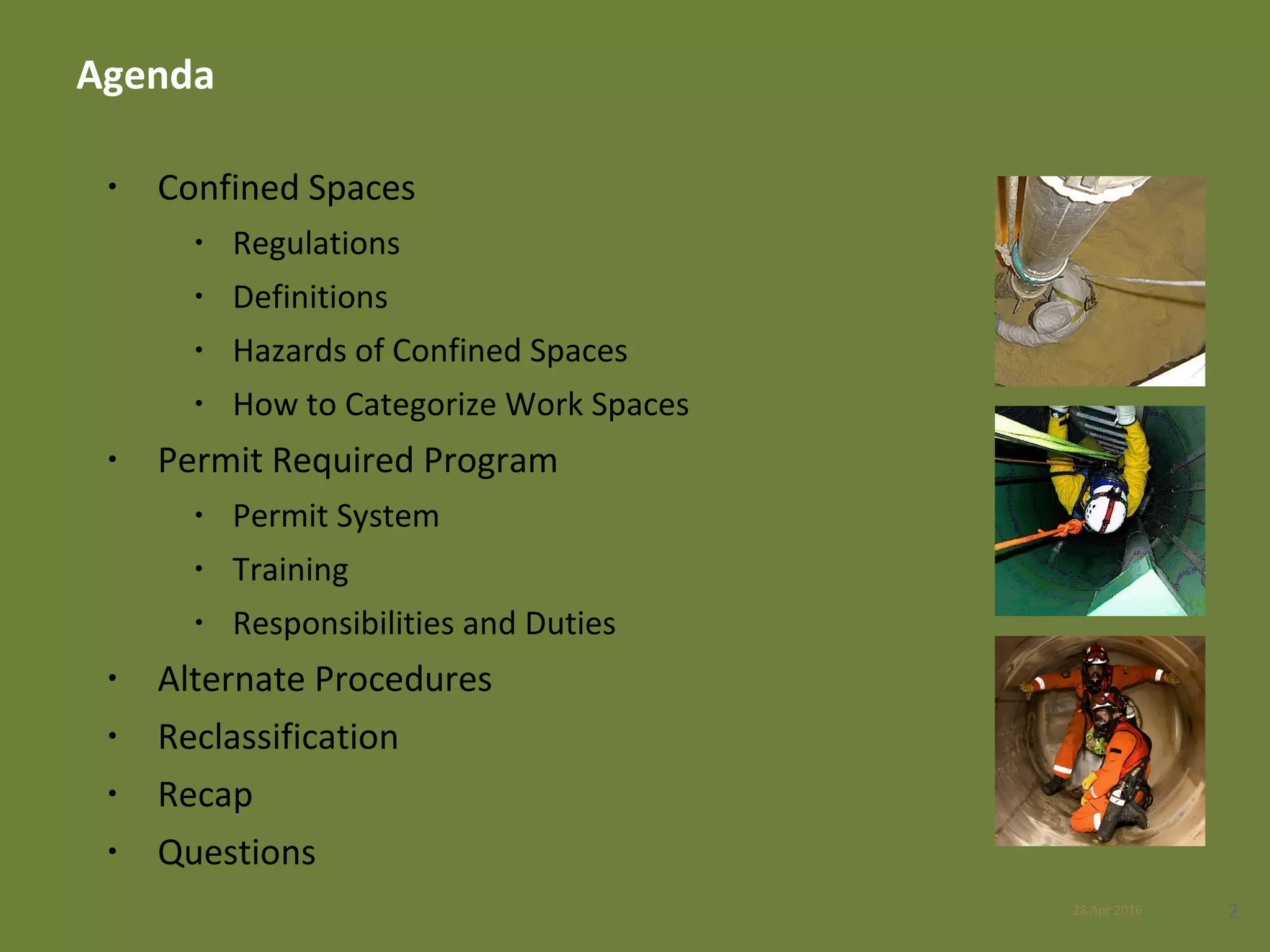 Permit Required Confined Space | PPT