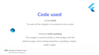 Flutter Dev 2019 | PPT