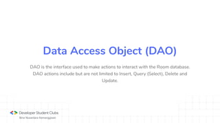 DSC - Shared Preferences and Room | PPT