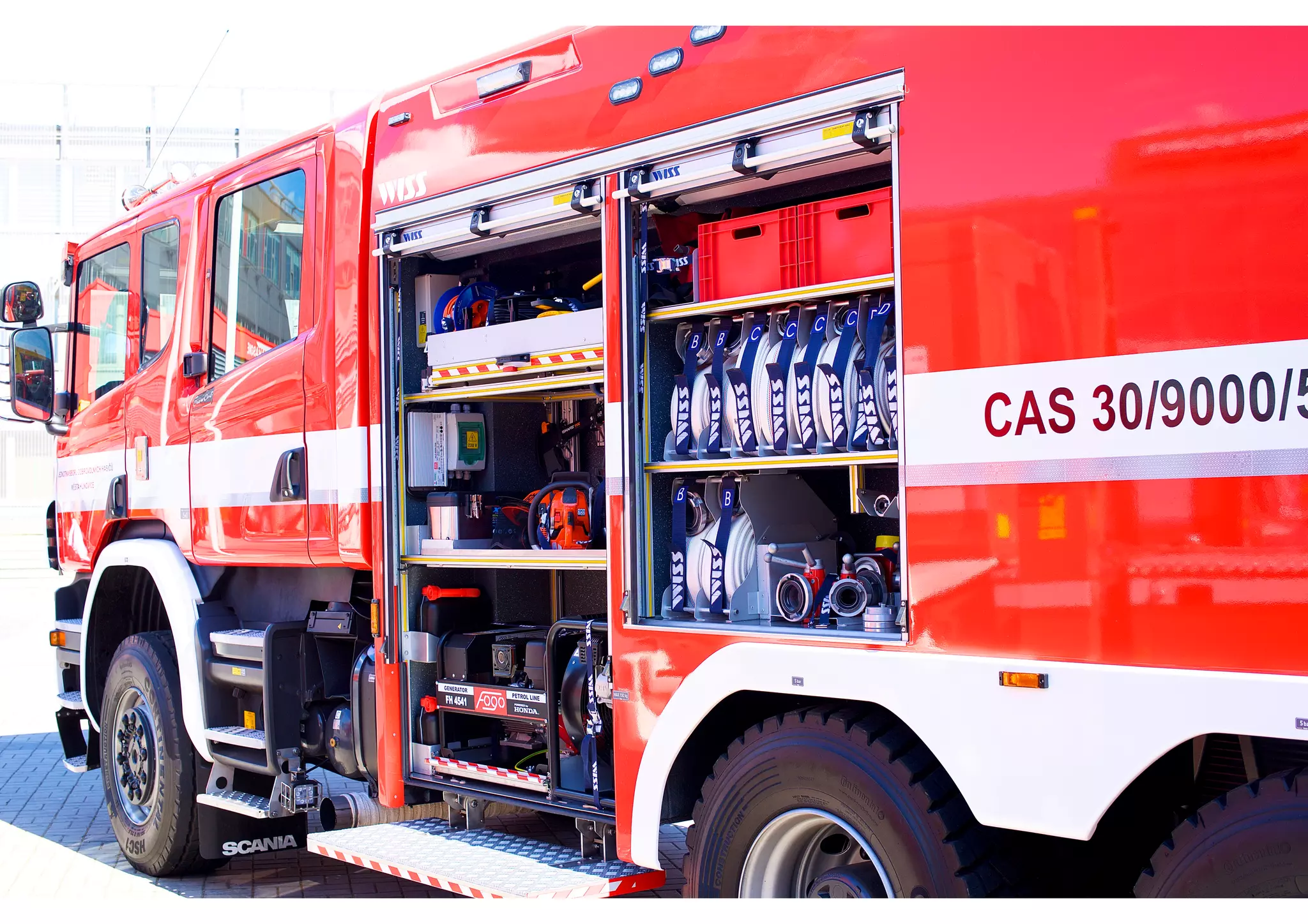 Supon Equip. in new fire truck | PPT