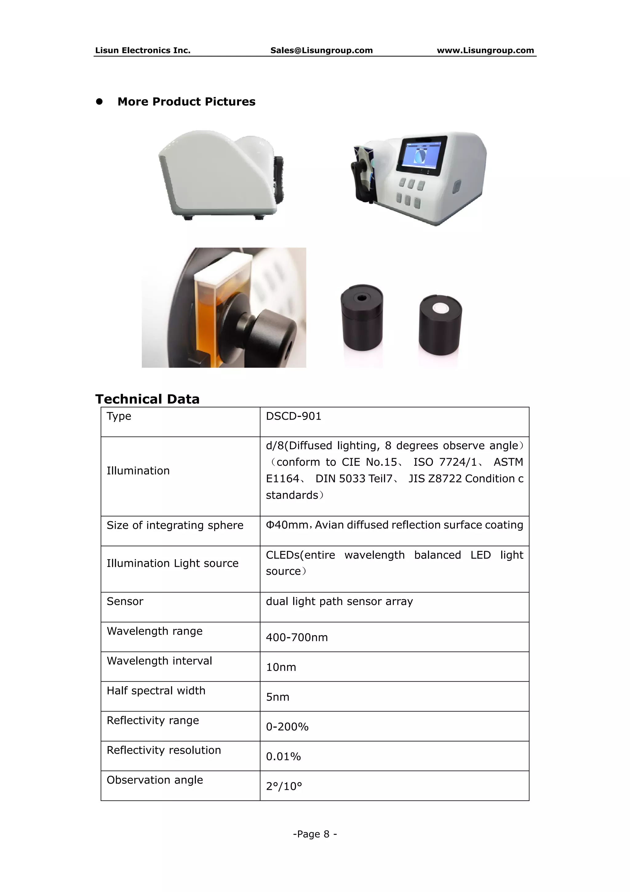 Desktop Spectrophotometer | PDF