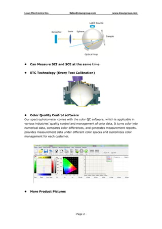 Desktop Spectrophotometer | PDF