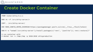[DSC DACH 23] Creating Production-Ready Shiny Apps - Mario Annau | PPT