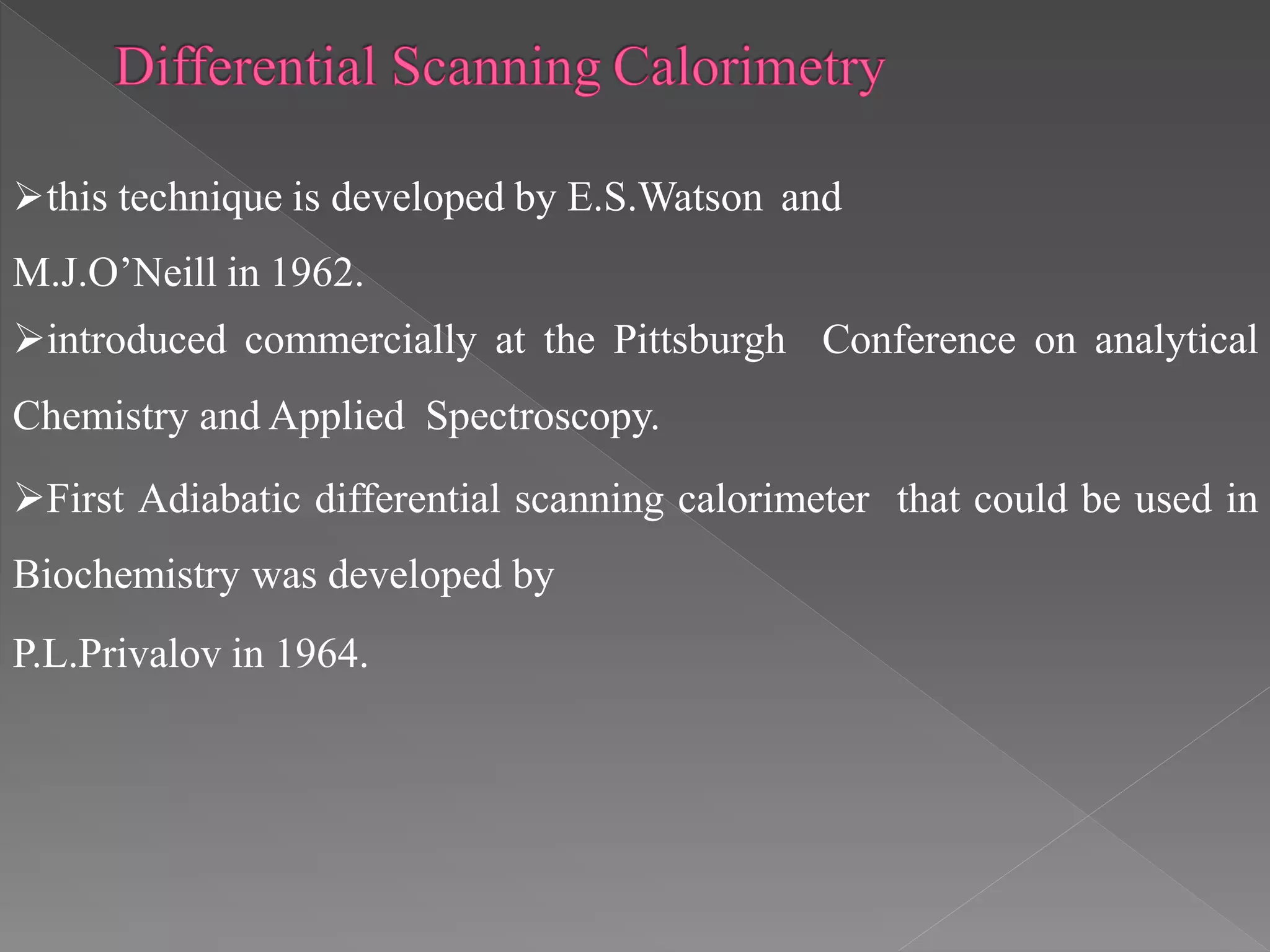 DIFFERENTIAL THERMAL ANALYSIS AND DIFFERENTIAL SCANING COLORIMETRY | PPTX