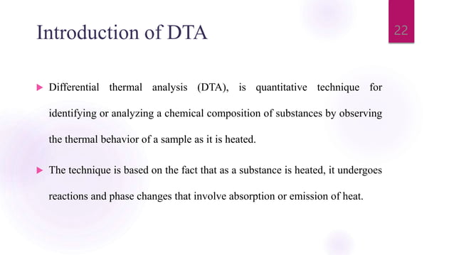 Thermal Analysis (DSC,DTA).pptx | Chemistry | Science