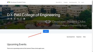 DSC DYPCOE Introduction Session | PPT