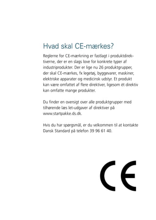 CE-mærkning – sikkerhed og samhandel | PDF