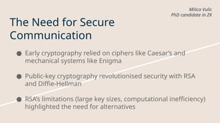 [DSC Europe 24] Milica Vulic - Binius Curve in ZK.pptx