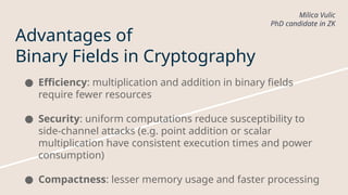 [DSC Europe 24] Milica Vulic - Binius Curve in ZK.pptx