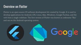 DSC IIITL Flutter Workshop | PDF | Operating Systems | Computer Software and Applications