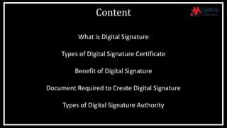 digital signature provider in gurgaon | PPT
