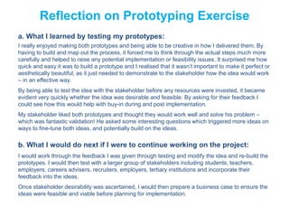 D school assignment 3 Prototype and Test | PPT