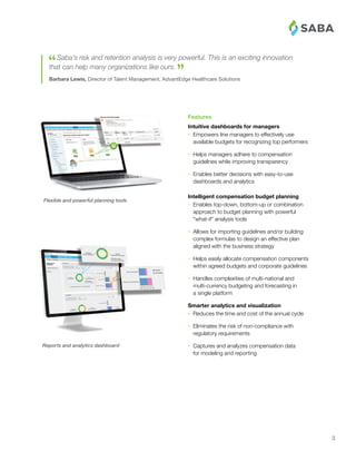 Saba Compensation@Work | PDF