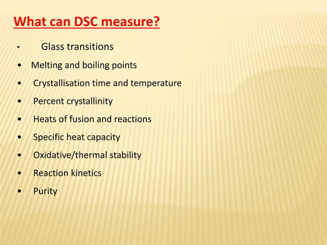 Dsc presentation | PPTX | Chemistry | Science