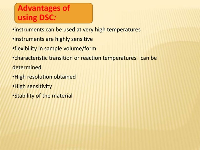 Dsc presentation | PPTX | Chemistry | Science