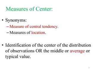 Dscriptive statistics | PPT