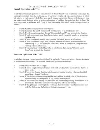 Dsc++ unit 3 notes | PDF