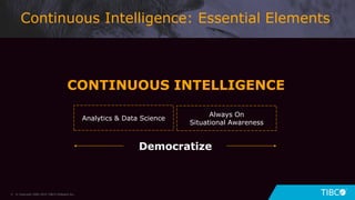 Democratizing Analytics and Data Science for Continuous Intelligence | PPT