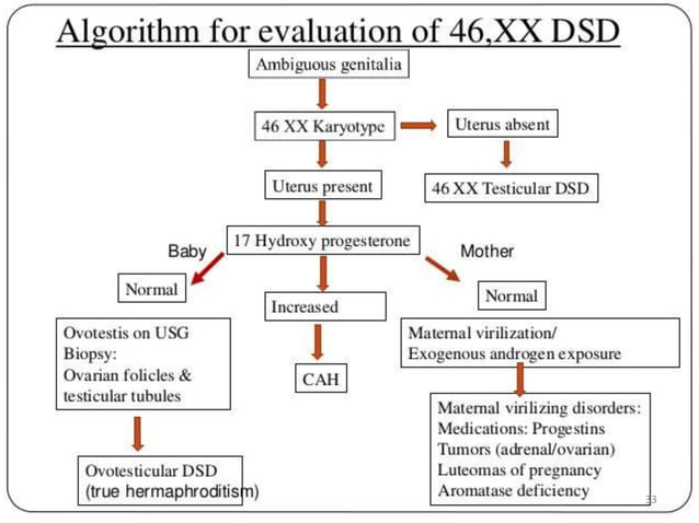 Approach to DSD (Ambiguous genitalia) | PPTX | Endocrine and Metabolic Diseases | Diseases and ...