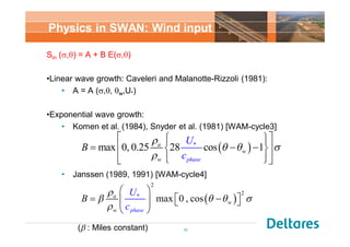 DSD-INT - SWAN Advanced Course - 03 - Model physics in SWAN | PDF