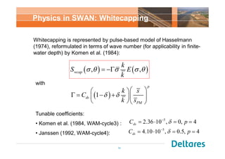 DSD-INT - SWAN Advanced Course - 03 - Model physics in SWAN | PDF