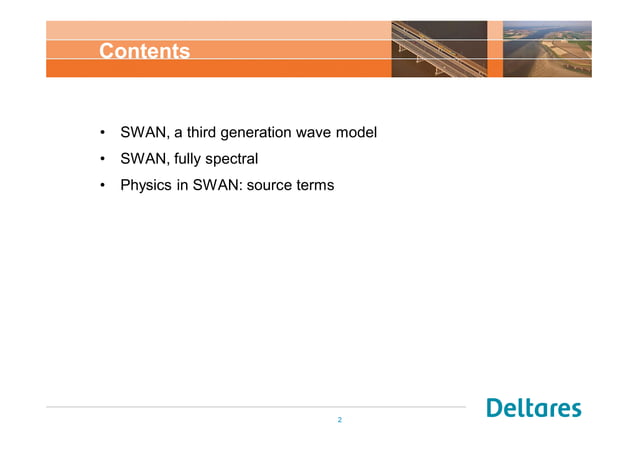 DSD-INT - SWAN Advanced Course - 03 - Model physics in SWAN | PDF