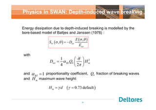 DSD-INT - SWAN Advanced Course - 03 - Model physics in SWAN | PDF