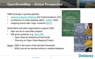 DSD-INT 2016 A crowd-sourced spatial database can change the way we work - Van Kester | PPT