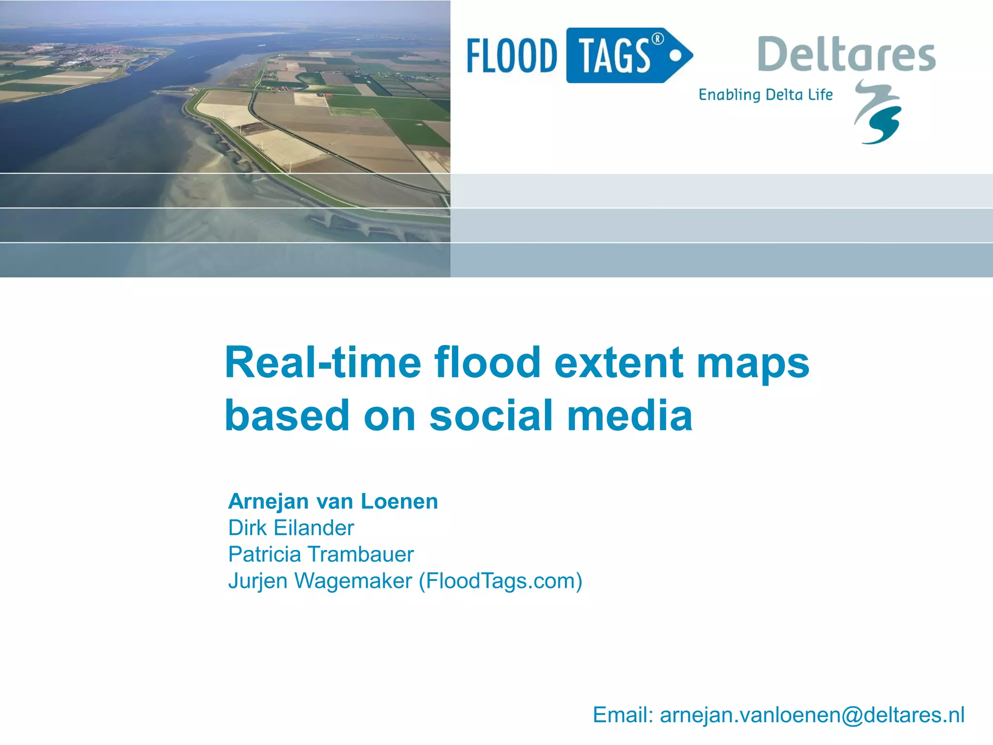 DSD-INT 2016 Real-time flood extent maps based on social media - Van Loenen | PDF