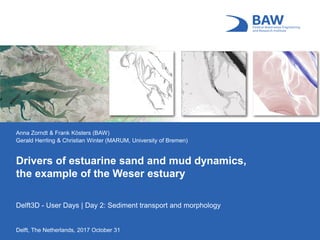 DSD-INT 2017 Drivers of estuarine sand and mud dynamics, the example of ...