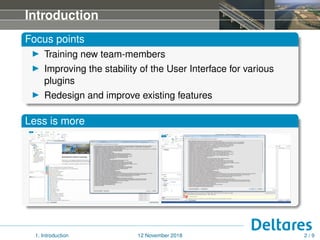 DSD-INT 2018 Delft3D Flexible Mesh status and features - Kleczek | PPT