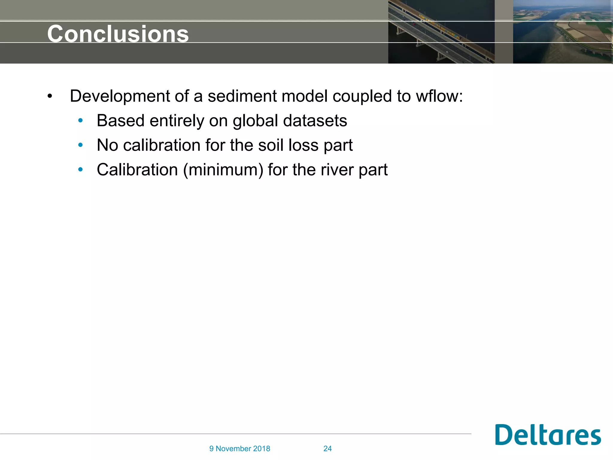 DSD-INT 2018 Catchment scale modelling of sediment dynamics using wflow ...