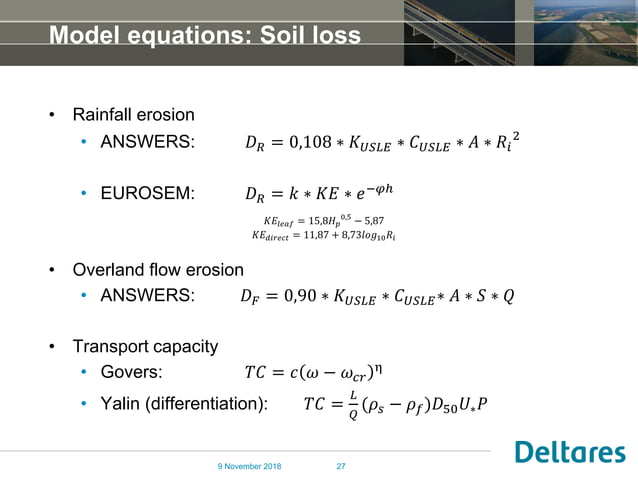 DSD-INT 2018 Catchment scale modelling of sediment dynamics using wflow ...