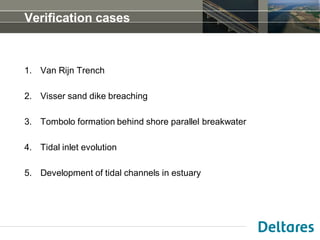 DSD-INT 2018 Implementation and verification of 2D coastal morphodynamic module in Delft3D FM ...