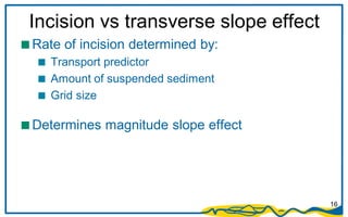 DSD-INT 2018 Critical dependence of morphodynamic models on transverse ...