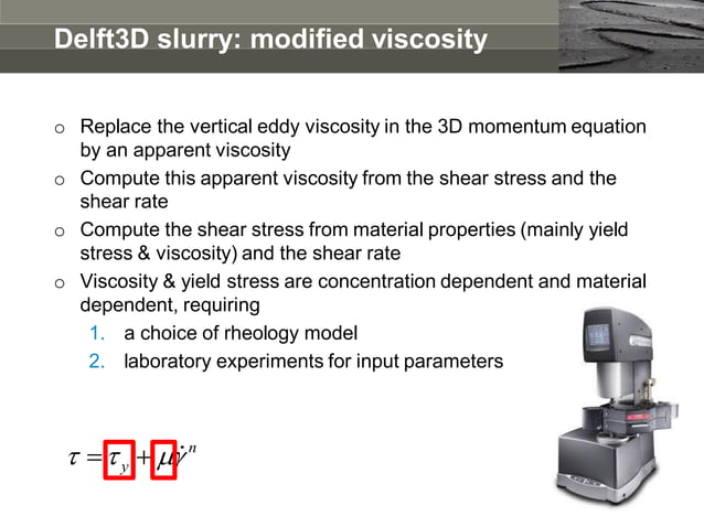 DSD-INT 2018 Slurry modelling: development and application of a non ...