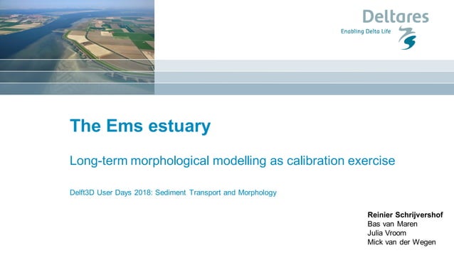 DSD-INT 2018 The Ems estuary - long term morphological modelling as ...