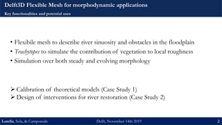 DSD-INT 2019 Ecomorphodynamic applications of Delft3D Flexible Mesh ...