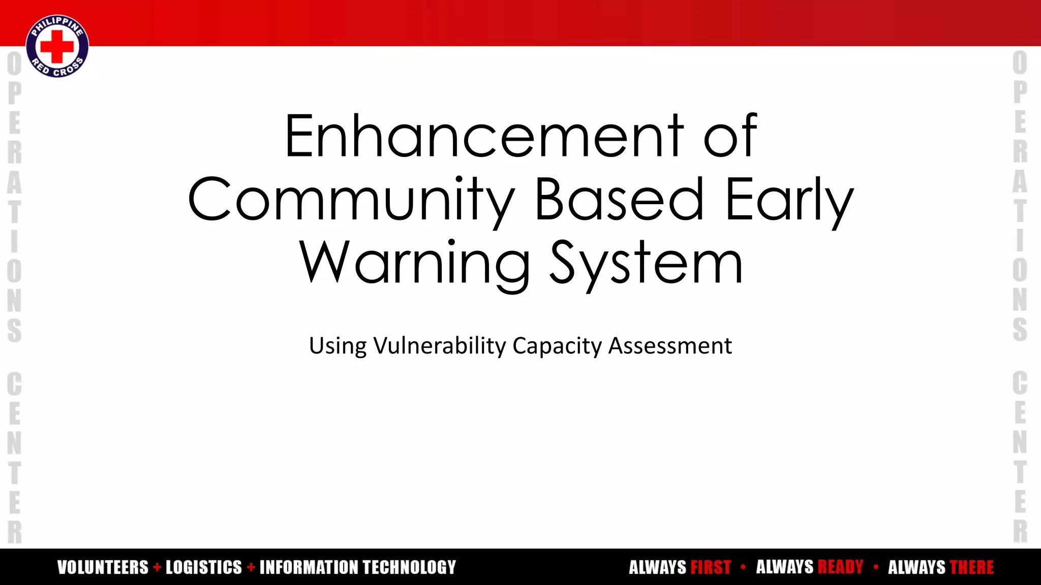 DSD-INT 2019 Enhancement of Community Based Early Warning System - Layugan | PPT