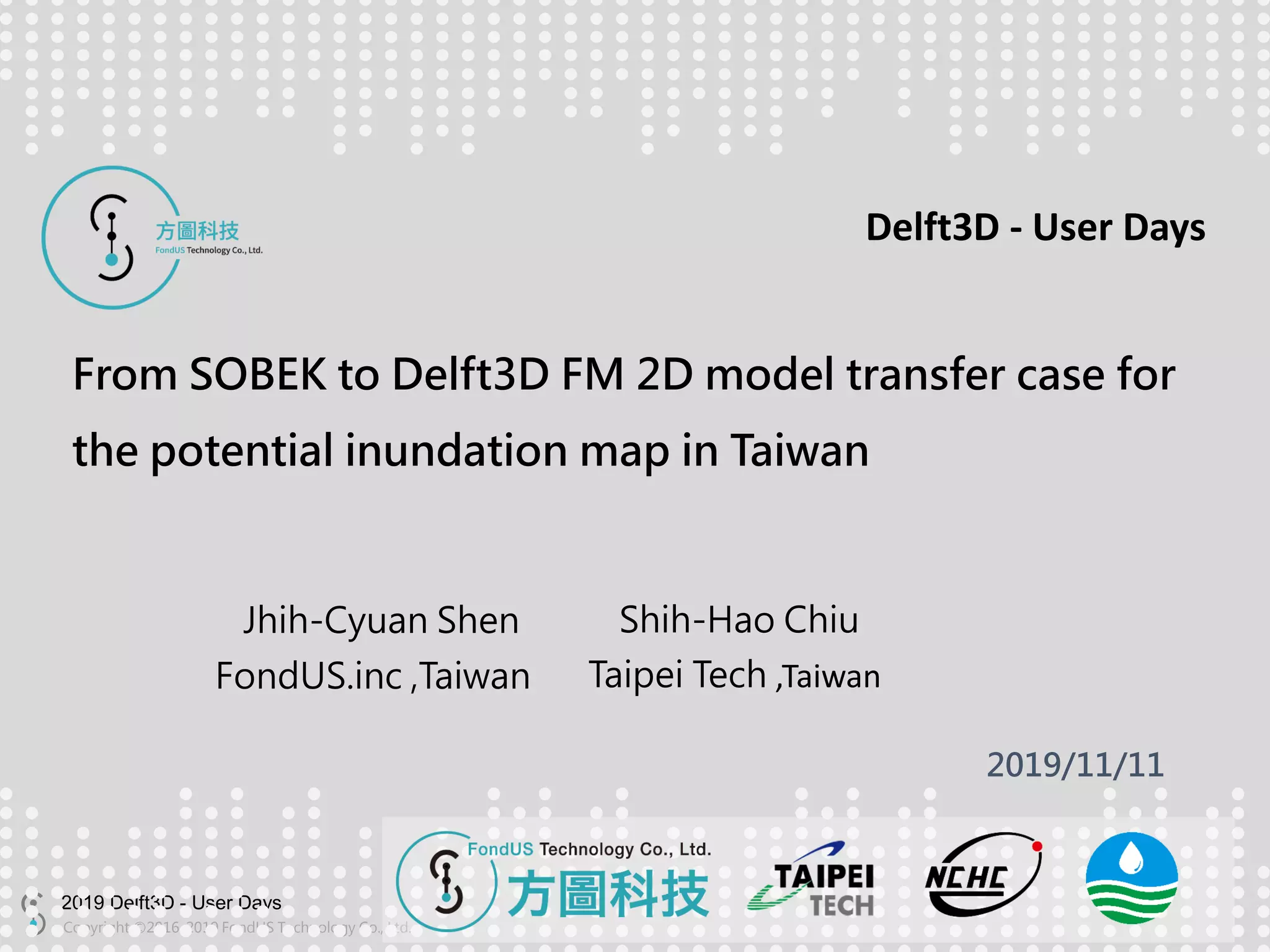 Dsd Int 2019 From Sobek To Delft3d Fm 2d Model Transfer Case For The Potential Inundation Map In