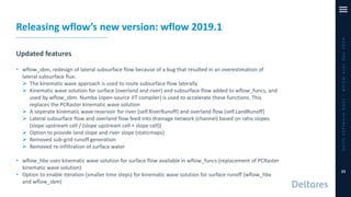 DSD-INT 2019 Introduction to wflow concepts, Features & developments ...