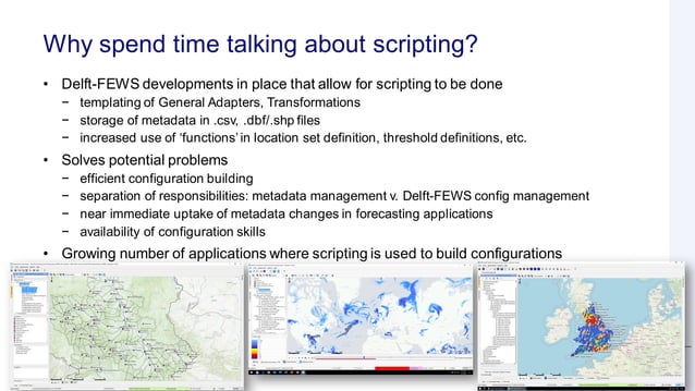 DSD-INT 2020 Scripting a Delft-FEWS configuration - Verkade | PPT