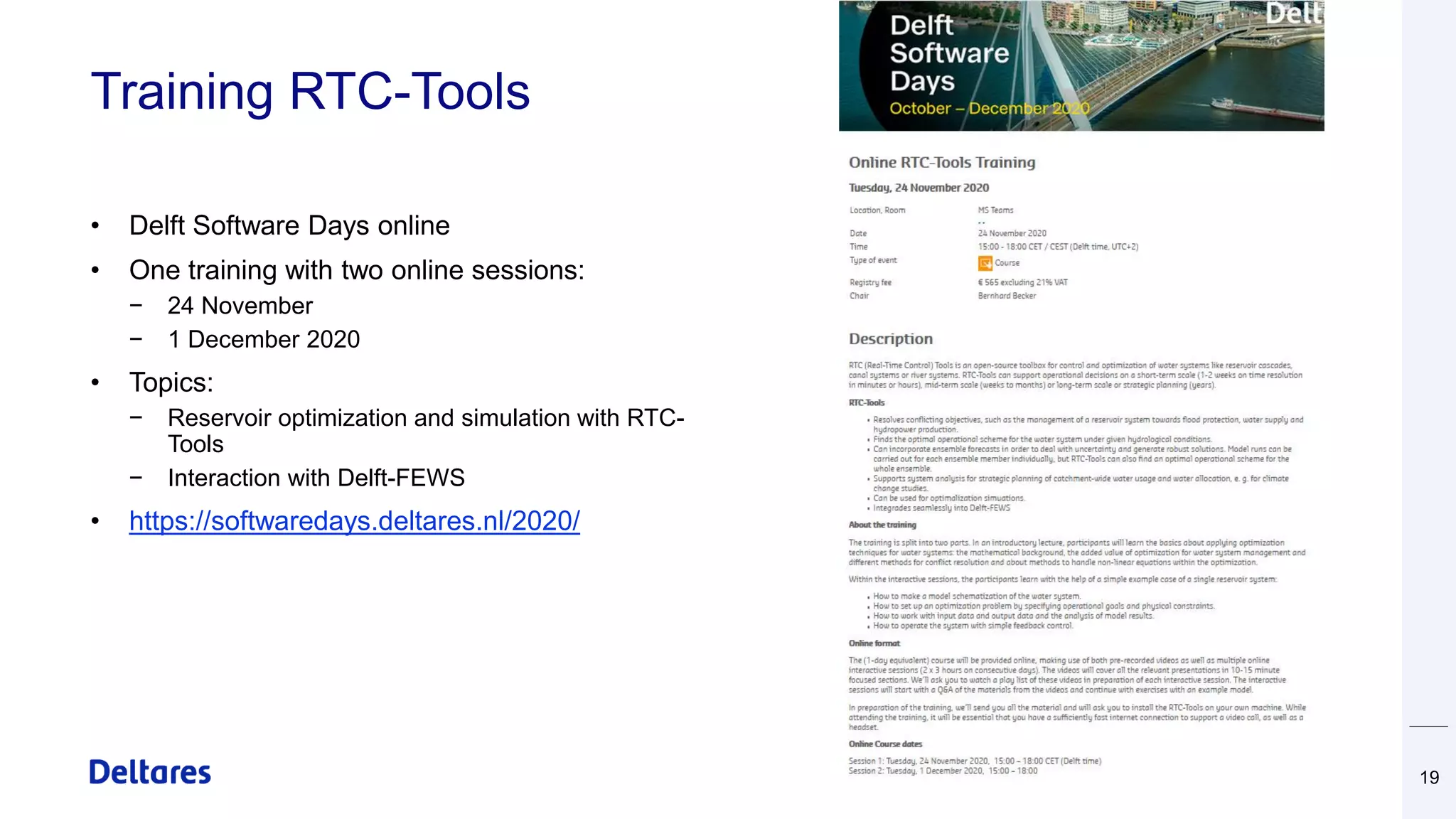 DSD-INT 2020 Simulation with RTC | PPT