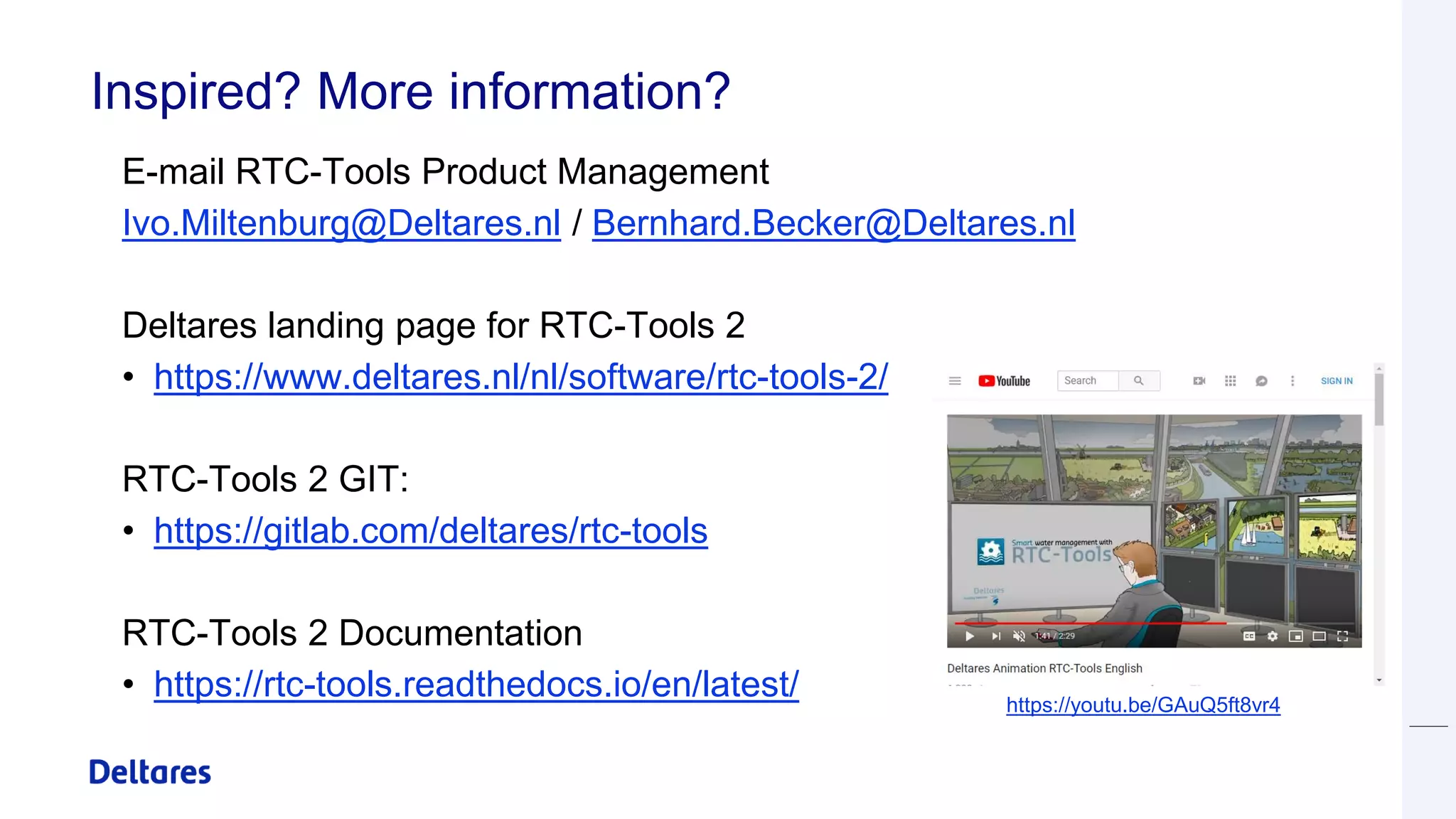 DSD-INT 2020 Simulation with RTC | PPT