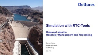 DSD-INT 2020 Simulation with RTC | PPT