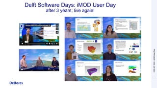 DSD-INT 2022 iMOD User Day Welcome and programme - Kroon | PPT