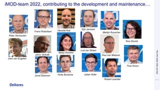 DSD-INT 2022 iMOD User Day Welcome and programme - Kroon | PPT