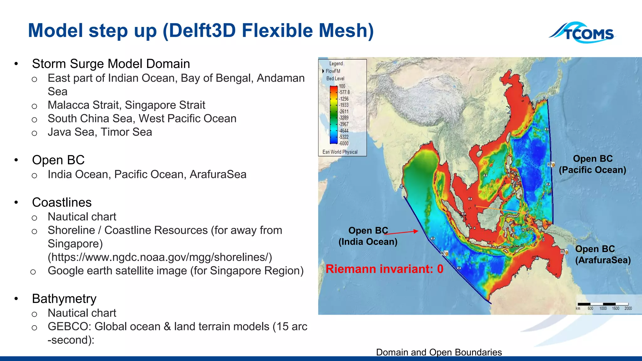 DSD-INT 2022 Storm Surge Model for Singapore Strait and South China Sea using Delft3D FM - Xu | PDF