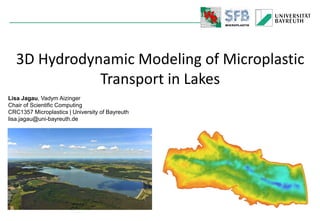 DSD-INT 2023 3D hydrodynamic modelling of microplastic transport in ...